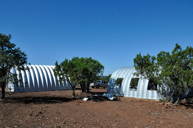 Wood Framing in a Metal Quonset Hut - Clever Moderns