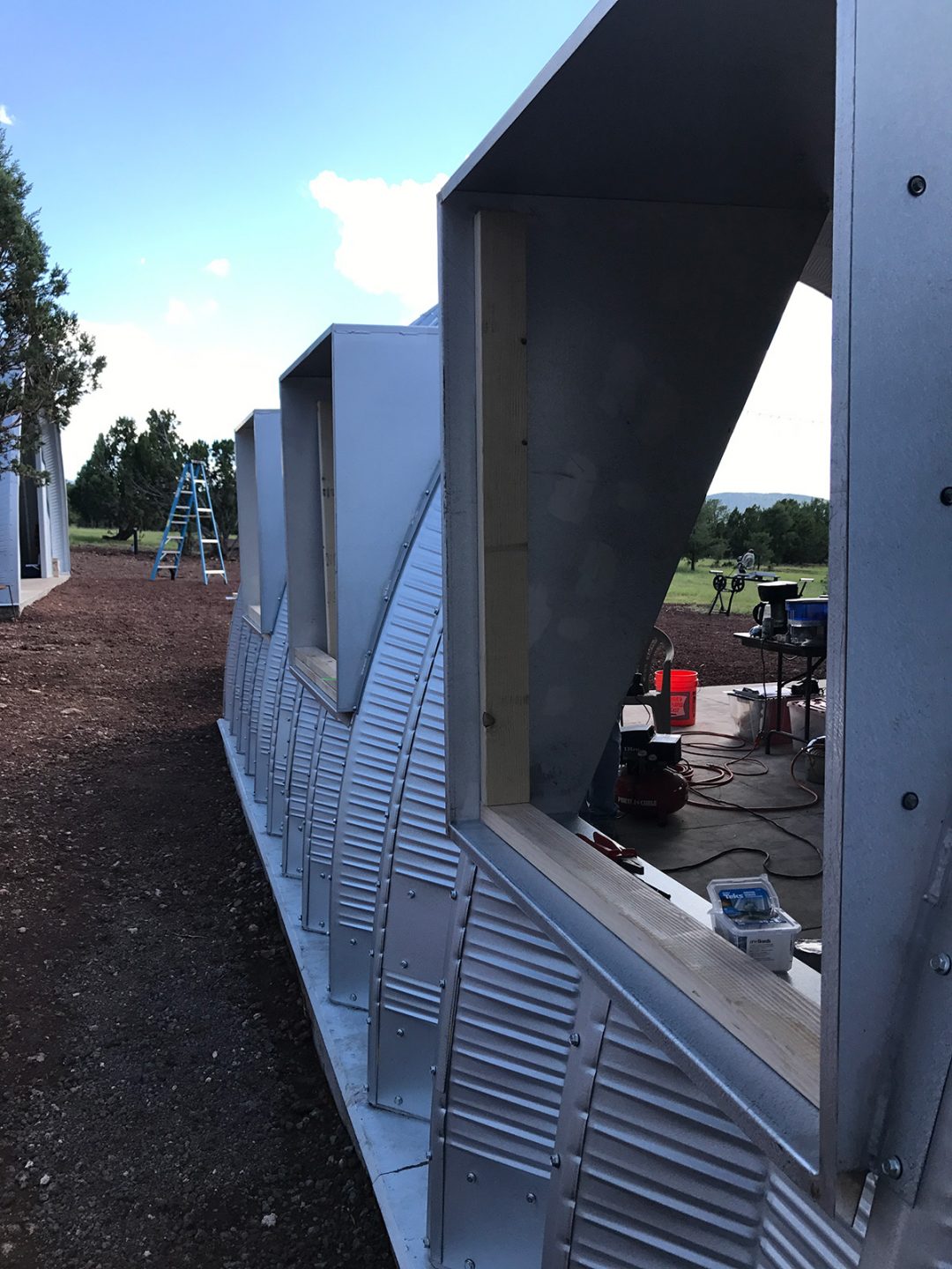 Quonset Hut Side Windows Part I - Clever Moderns