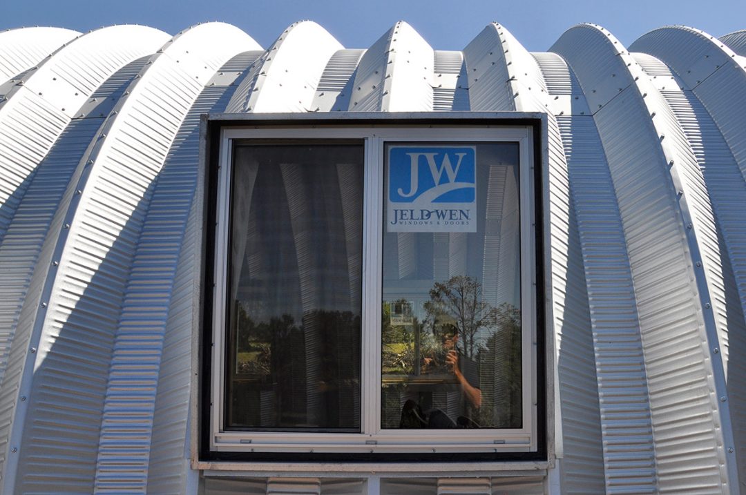 Quonset Hut Side Windows: Installed! - Clever Moderns