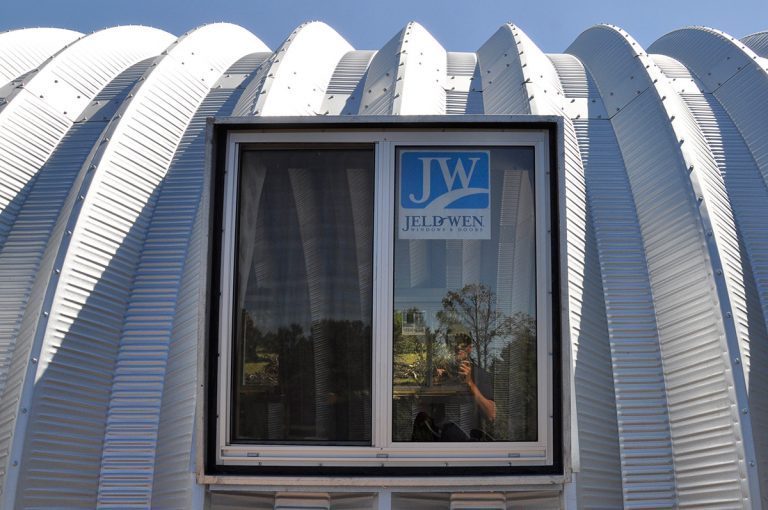 Quonset Hut Side Windows: Installed! - Clever Moderns