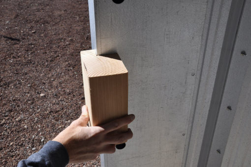 Headquarters Hut End Wall Construction - Clever Moderns