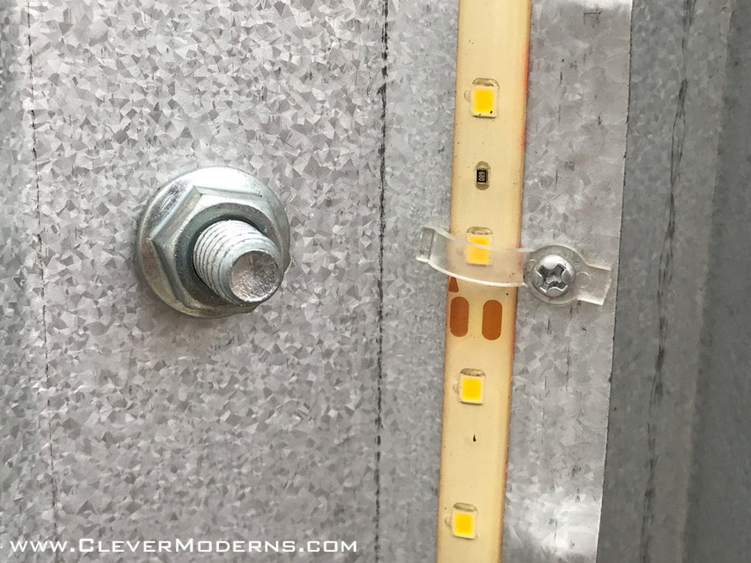 Headquarters Hut Exterior LED Lighting - Clever Moderns - Quonset Hut