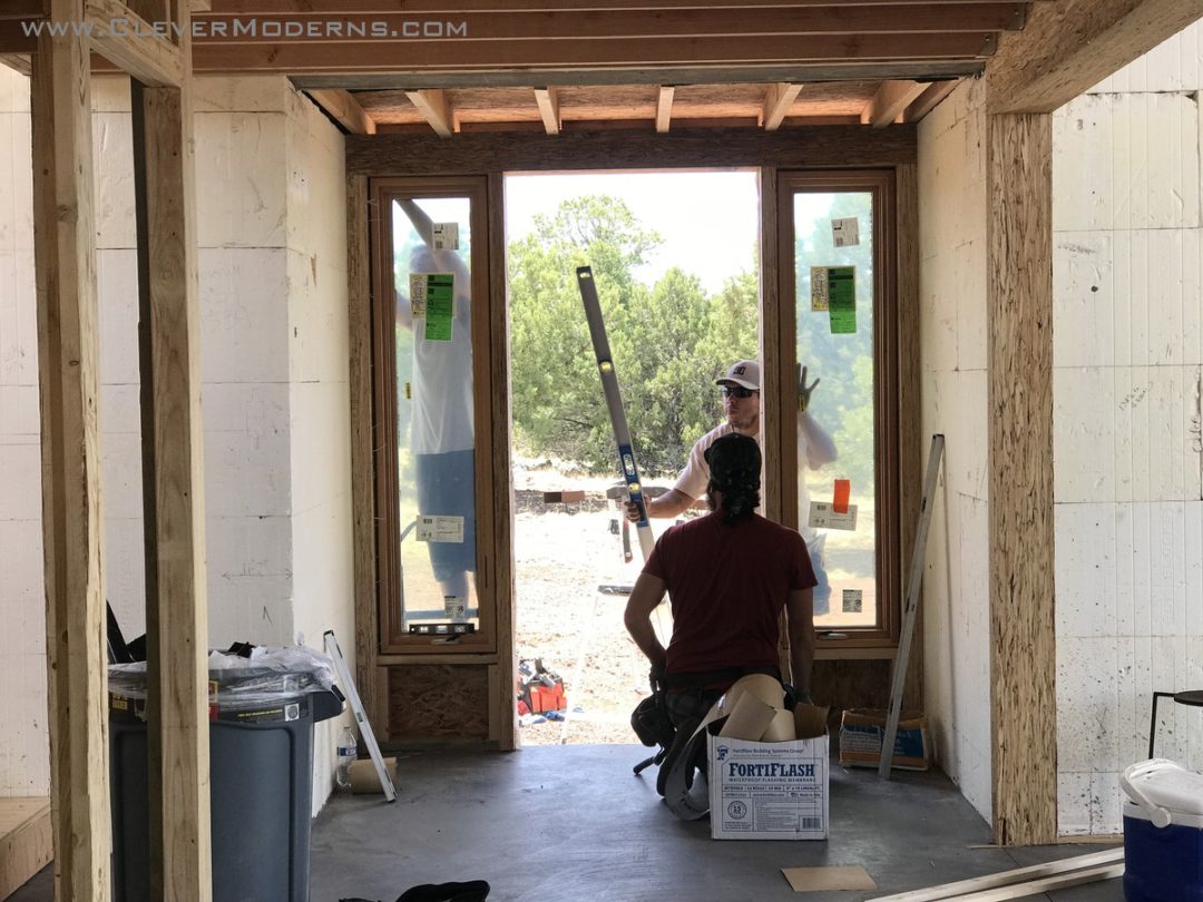 Quonset Loft House Window Installation - Clever Moderns