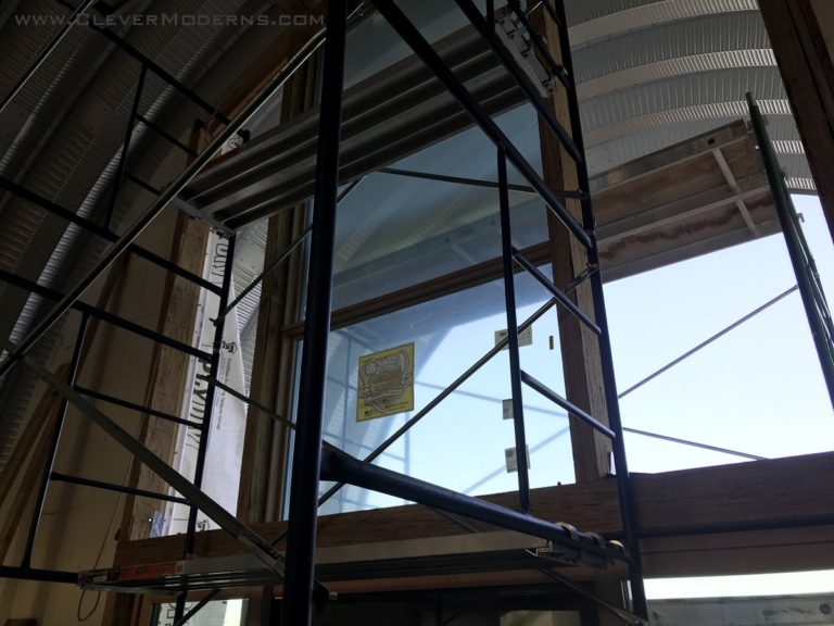 Quonset Loft House Window Installation - Clever Moderns
