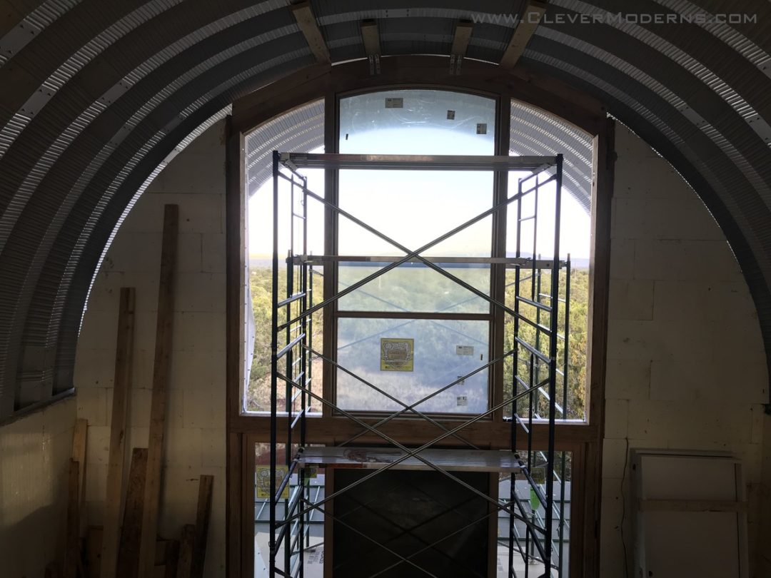 Quonset Loft House Window Installation - Clever Moderns