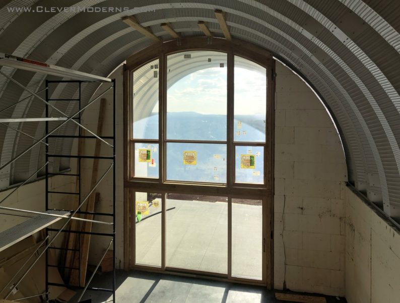 Quonset Loft House Window Installation - Clever Moderns