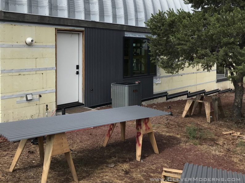 Cladding the Loft House Exterior - Clever Moderns