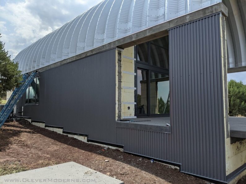 Cladding the Loft House Exterior - Clever Moderns