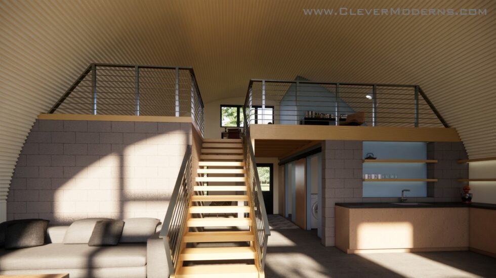 Client Project: GLAM Off-Grid Quonset - Clever Moderns