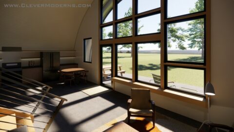 Client Project: GLAM Off-Grid Quonset - Clever Moderns